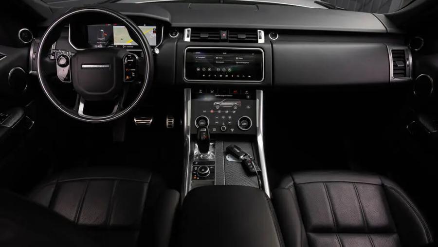 Grey Land Rover Range Rover Sport 2019 in Jelgava, with an engine capacity of 3.00 L and mileage of 321 thousand km for 21500 €, photo 34 on AUTOMOTO.COM.LV