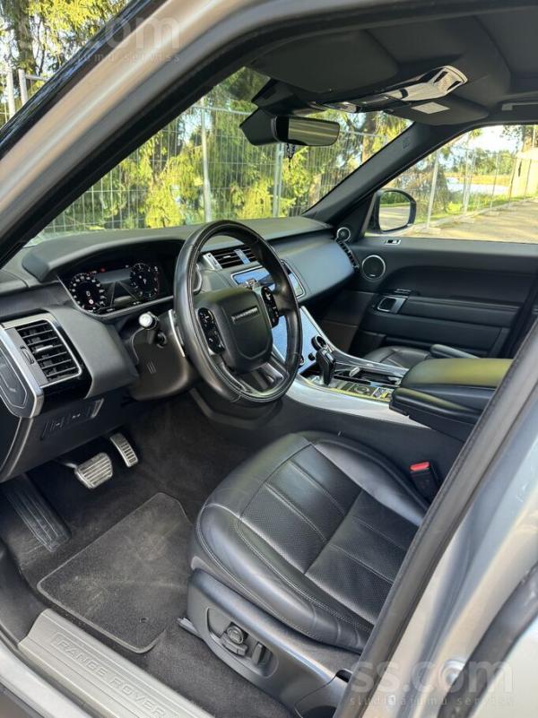 Pelēks Land Rover Range Rover Sport 2019 Bauska, ar dzinēja tilpumu 3.00 L un nobraukumu 133 tūkst. km par 30800 €, foto 6 vietnē AUTOMOTO.COM.LV