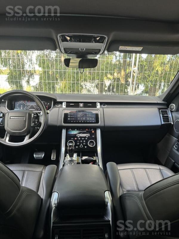Pelēks Land Rover Range Rover Sport 2019 Bauska, ar dzinēja tilpumu 3.00 L un nobraukumu 133 tūkst. km par 30800 €, foto 9 vietnē AUTOMOTO.COM.LV