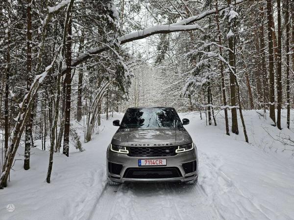 Grey Land Rover Range Rover Sport 2020 in Alytus, with an engine capacity of 5.00 L and mileage of 64 thousand km for 42490 €, photo 3 on AUTOMOTO.COM.LV