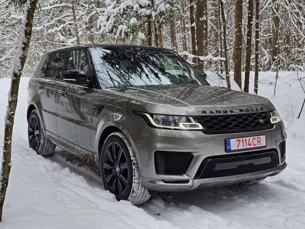 Grey Land Rover Range Rover Sport 2020 in Alytus, with an engine capacity of 5.00 L and mileage of 64 thousand km for 42490 €, photo 4 on AUTOMOTO.COM.LV