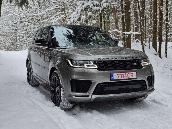 Grey Land Rover Range Rover Sport 2020 in Alytus, with an engine capacity of 5.00 L and mileage of 64 thousand km for 42490 €, photo 7 on AUTOMOTO.COM.LV