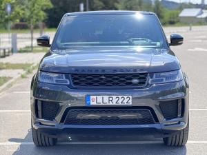 Grey Land Rover Range Rover Sport 2020 in Vilnius, with an engine capacity of 3.00 L and mileage of 82 thousand km for 39000 €, photo 2 on AUTOMOTO.COM.LV