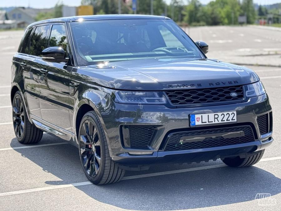 Grey Land Rover Range Rover Sport 2020 in Vilnius, with an engine capacity of 3.00 L and mileage of 82 thousand km for 39000 €, photo 3 on AUTOMOTO.COM.LV