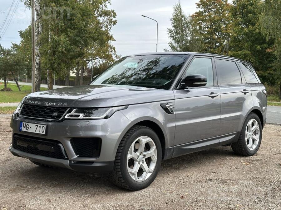Pelēks Land Rover Range Rover Sport 2020 Rīga, ar dzinēja tilpumu 3.00 L un nobraukumu 99 tūkst. km par 28500 €, foto 1 vietnē AUTOMOTO.COM.LV