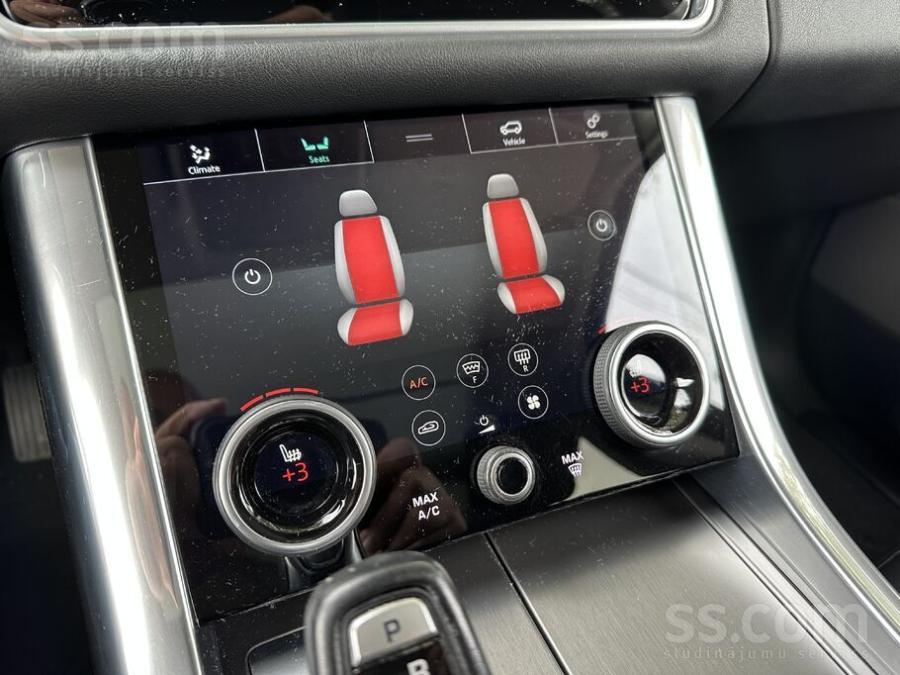 Pelēks Land Rover Range Rover Sport 2020 Rīga, ar dzinēja tilpumu 3.00 L un nobraukumu 99 tūkst. km par 28500 €, foto 25 vietnē AUTOMOTO.COM.LV