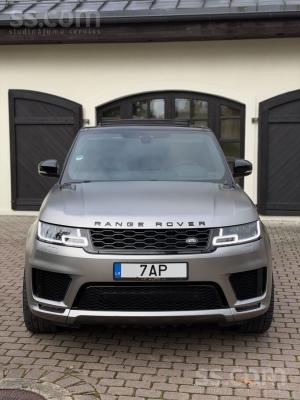 Grey Land Rover Range Rover Sport 2020 in Riga, with an engine capacity of 3.00 L and mileage of 196 thousand km for 35500 €, photo  on AUTOMOTO.COM.LV
