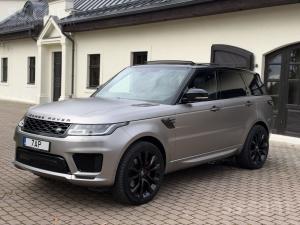 Pelēks Land Rover Range Rover Sport 2020 Rīga, ar dzinēja tilpumu 3.00 L un nobraukumu 196 tūkst. km par 35500 €, foto 3 vietnē AUTOMOTO.COM.LV