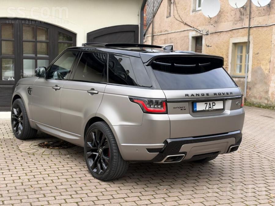 Pelēks Land Rover Range Rover Sport 2020 Rīga, ar dzinēja tilpumu 3.00 L un nobraukumu 196 tūkst. km par 35500 €, foto 5 vietnē AUTOMOTO.COM.LV
