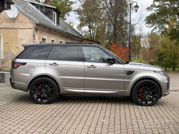 Grey Land Rover Range Rover Sport 2020 in Riga, with an engine capacity of 3.00 L and mileage of 196 thousand km for 35500 €, photo 8 on AUTOMOTO.COM.LV