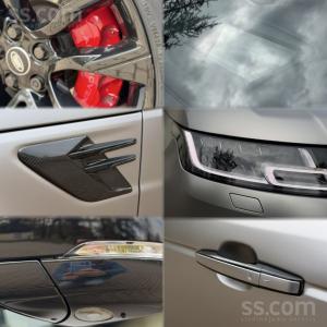 Pelēks Land Rover Range Rover Sport 2020 Rīga, ar dzinēja tilpumu 3.00 L un nobraukumu 196 tūkst. km par 35500 €, foto 12 vietnē AUTOMOTO.COM.LV