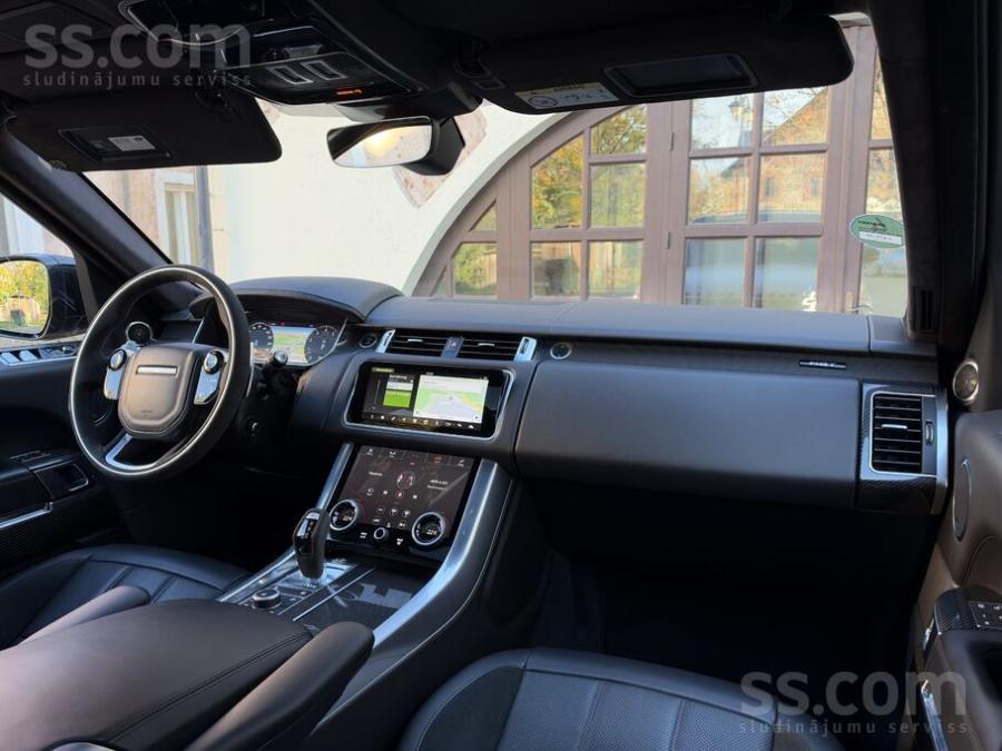 Pelēks Land Rover Range Rover Sport 2020 Rīga, ar dzinēja tilpumu 3.00 L un nobraukumu 196 tūkst. km par 35500 €, foto 16 vietnē AUTOMOTO.COM.LV