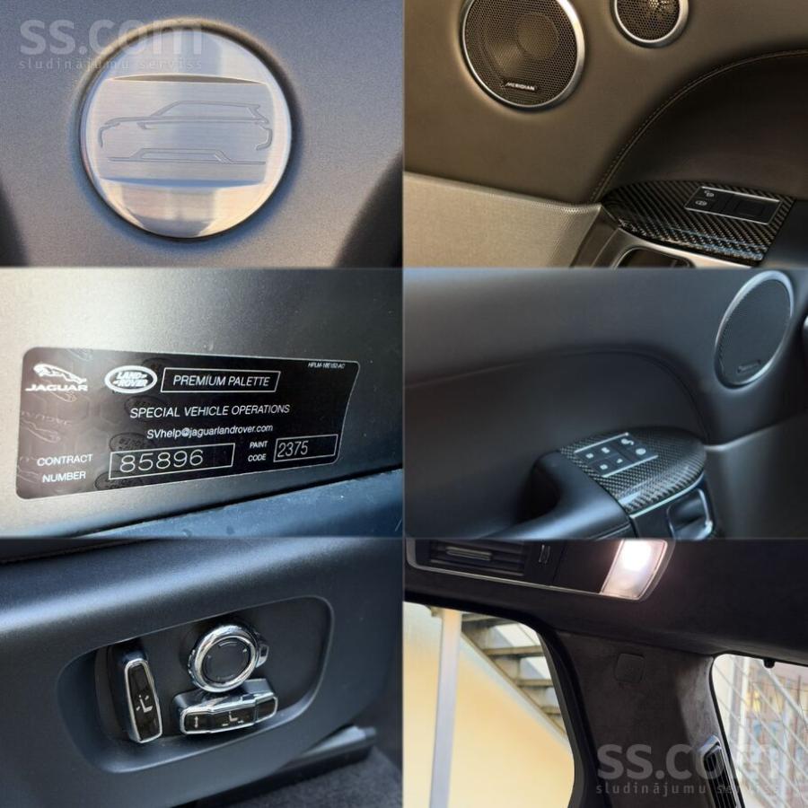 Pelēks Land Rover Range Rover Sport 2020 Rīga, ar dzinēja tilpumu 3.00 L un nobraukumu 196 tūkst. km par 35500 €, foto 22 vietnē AUTOMOTO.COM.LV