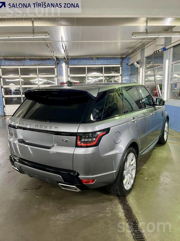 Pelēks Land Rover Range Rover Sport 2021 Rīga, ar dzinēja tilpumu 3.00 L un nobraukumu 175 tūkst. km par 39900 €, foto 5 vietnē AUTOMOTO.COM.LV