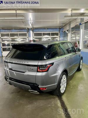 Grey Land Rover Range Rover Sport 2021 in Riga, with an engine capacity of 3.00 L and mileage of 175 thousand km for 39900 €, photo 6 on AUTOMOTO.COM.LV