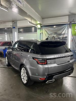 Grey Land Rover Range Rover Sport 2021 in Riga, with an engine capacity of 3.00 L and mileage of 175 thousand km for 39900 €, photo 8 on AUTOMOTO.COM.LV