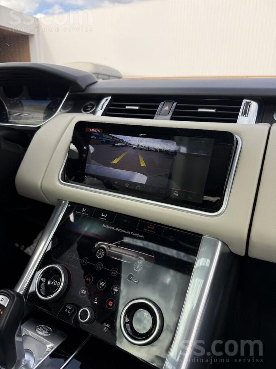 Grey Land Rover Range Rover Sport 2021 in Riga, with an engine capacity of 3.00 L and mileage of 175 thousand km for 39900 €, photo 15 on AUTOMOTO.COM.LV