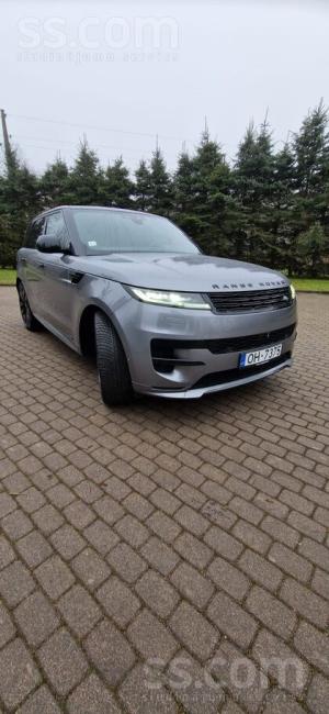 Pelēks Land Rover Range Rover Sport 2022 Rīga, ar dzinēja tilpumu 3.00 L un nobraukumu 37 tūkst. km par 105995 €, foto 2 vietnē AUTOMOTO.COM.LV
