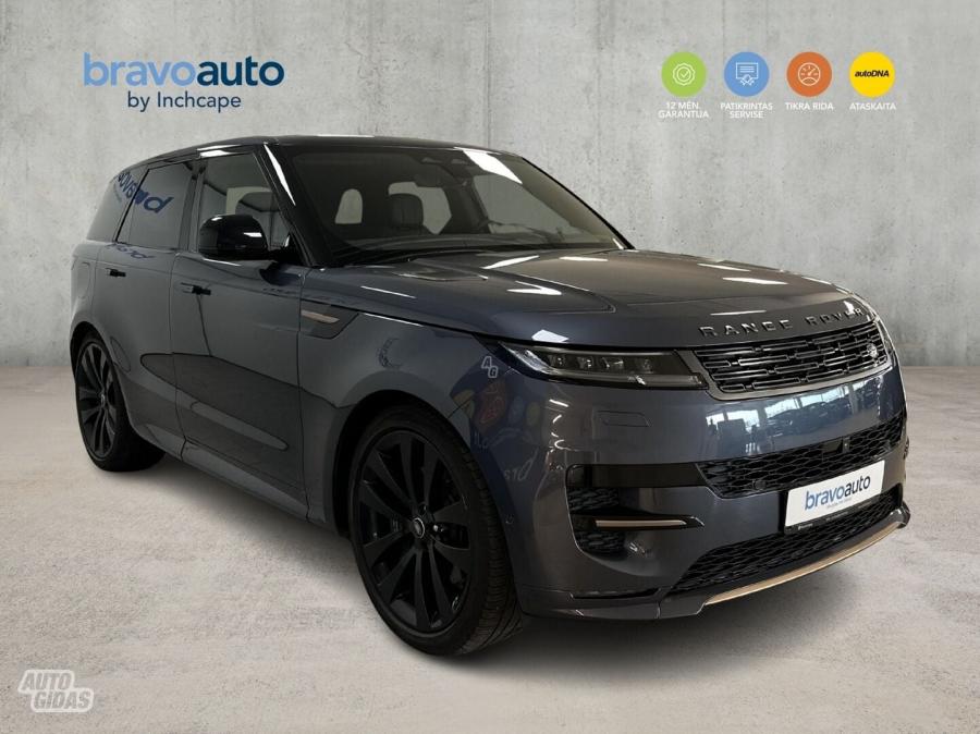 Pelēks Land Rover Range Rover Sport 2023 Viļņa, ar dzinēja tilpumu 3.00 L un nobraukumu 75 tūkst. km par 109991 €, foto 6 vietnē AUTOMOTO.COM.LV