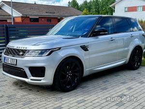 Pelēks Land Rover Range Rover Sport 2018 Tallina, ar dzinēja tilpumu 3.00 L un nobraukumu 155 tūkst. km par 28900 €, foto  vietnē AUTOMOTO.COM.LV