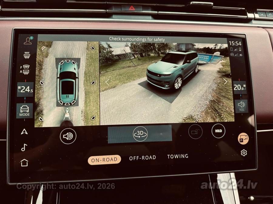 Pelēks Land Rover Range Rover Sport 2025 Tallina, ar dzinēja tilpumu 3.00 L un nobraukumu 16 tūkst. km par 108000 €, foto 25 vietnē AUTOMOTO.COM.LV