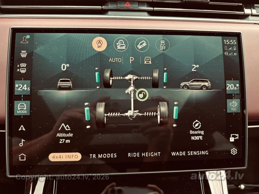Pelēks Land Rover Range Rover Sport 2025 Tallina, ar dzinēja tilpumu 3.00 L un nobraukumu 16 tūkst. km par 108000 €, foto 29 vietnē AUTOMOTO.COM.LV