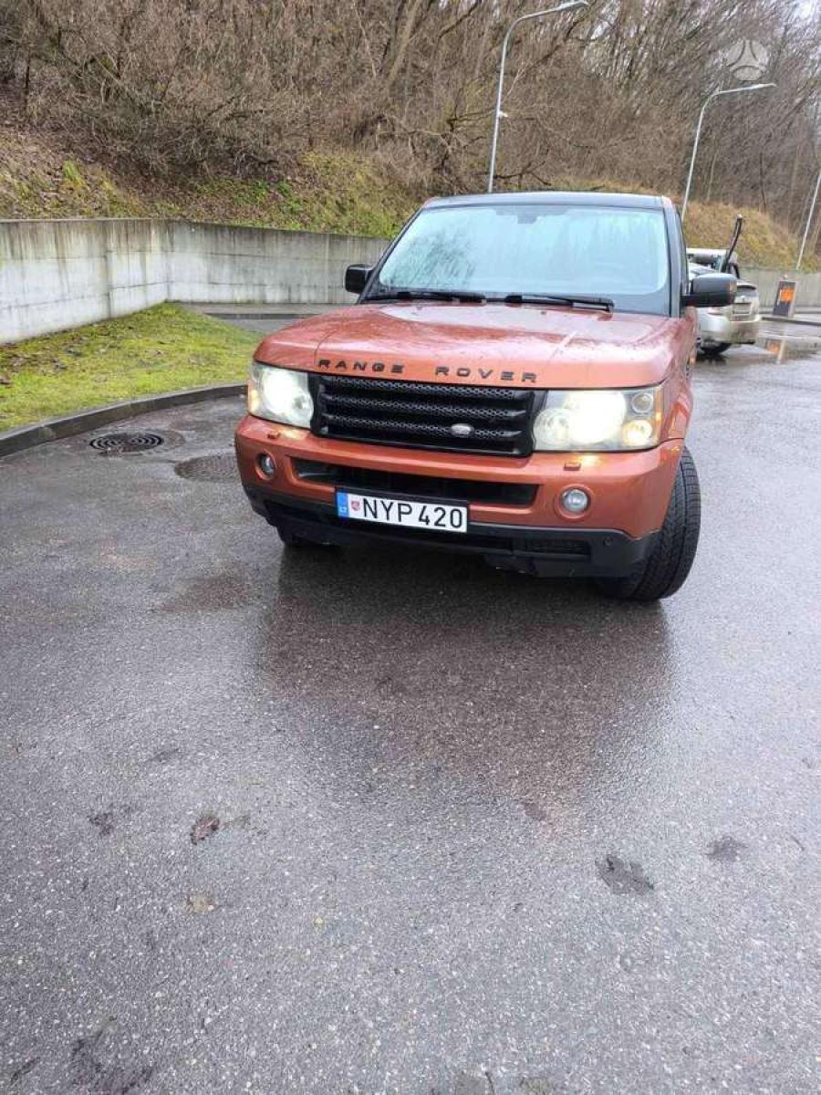Oranžs Land Rover Range Rover Sport 2006 Viļņa, ar dzinēja tilpumu 4.20 L un nobraukumu 210 tūkst. km par 7800 €, foto 2 vietnē AUTOMOTO.COM.LV