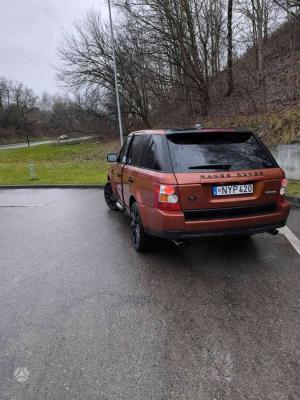 Oranžs Land Rover Range Rover Sport 2006 Viļņa, ar dzinēja tilpumu 4.20 L un nobraukumu 210 tūkst. km par 7800 €, foto 6 vietnē AUTOMOTO.COM.LV