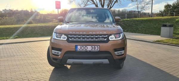 Orange Land Rover Range Rover Sport 2016 in Jonava, with an engine capacity of 2.99 L and mileage of 160 thousand km for 15900 €, photo 2 on AUTOMOTO.COM.LV