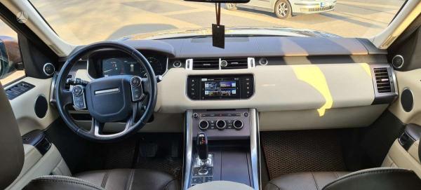 Orange Land Rover Range Rover Sport 2016 in Jonava, with an engine capacity of 2.99 L and mileage of 160 thousand km for 15900 €, photo 9 on AUTOMOTO.COM.LV