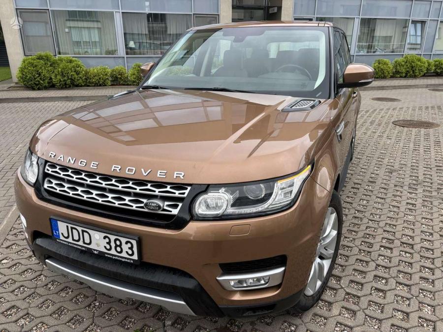 Oranžs Land Rover Range Rover Sport 2016 Kauņa, ar dzinēja tilpumu 2.99 L un nobraukumu 160 tūkst. km par 16999 €, foto 4 vietnē AUTOMOTO.COM.LV