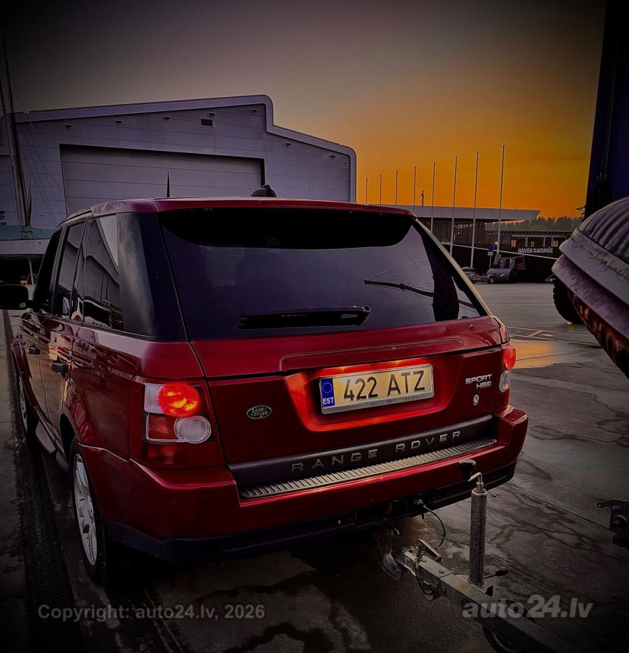 Sarkans Land Rover Range Rover Sport 2006 Tallina, ar dzinēja tilpumu 4.40 L un nobraukumu 230 tūkst. km par 6500 €, foto 5 vietnē AUTOMOTO.COM.LV