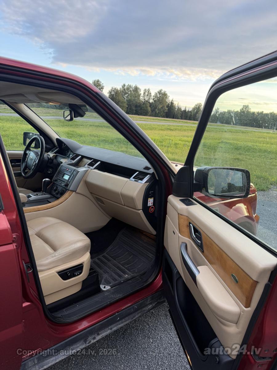 Red Land Rover Range Rover Sport 2006 in Tallinn, with an engine capacity of 2.70 L and mileage of 284 thousand km for 3200 €, photo 11 on AUTOMOTO.COM.LV