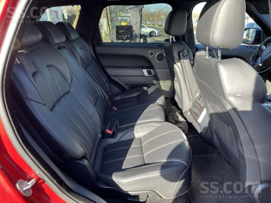 Red Land Rover Range Rover Sport 2014 in Riga, with an engine capacity of 3.00 L and mileage of 254 thousand km for 15990 €, photo 5 on AUTOMOTO.COM.LV