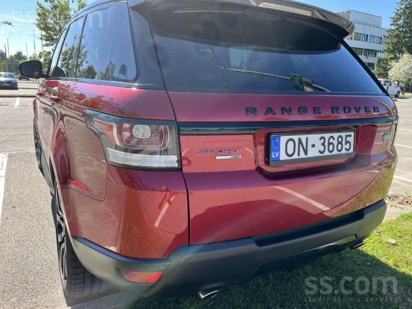 Red Land Rover Range Rover Sport 2014 in Riga, with an engine capacity of 3.00 L and mileage of 254 thousand km for 15730 €, photo 3 on AUTOMOTO.COM.LV
