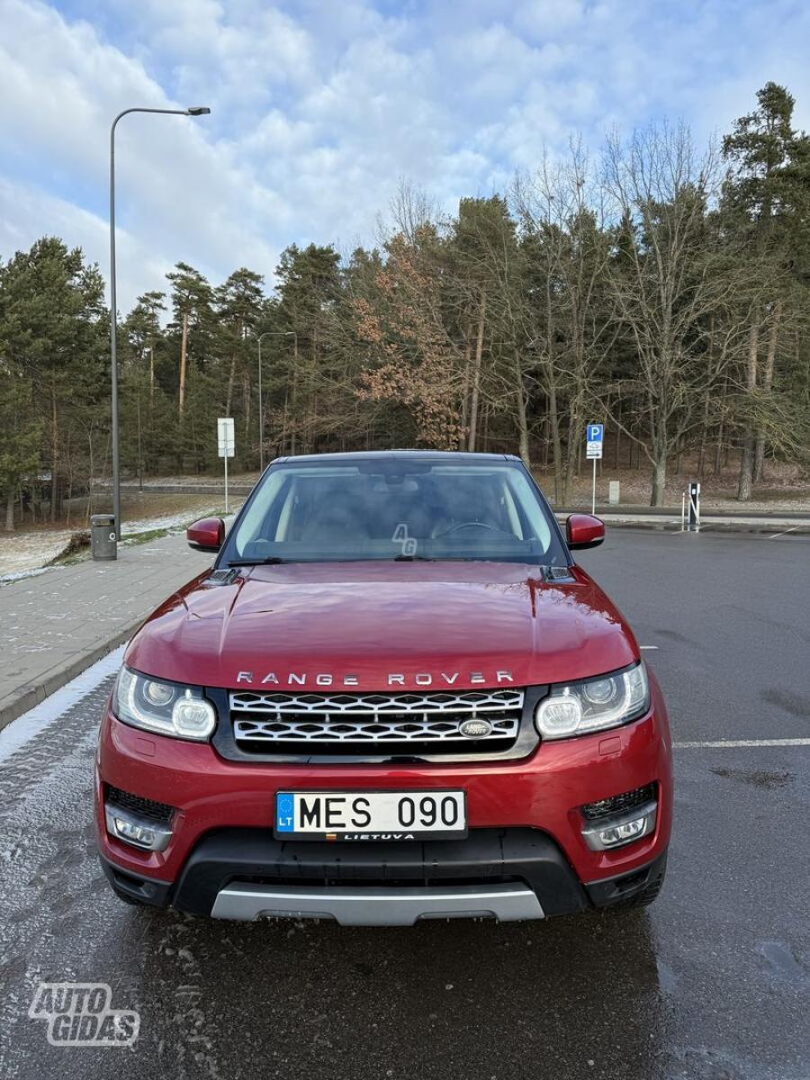 Sarkans Land Rover Range Rover Sport 2014 Kauņa, ar dzinēja tilpumu 3.00 L un nobraukumu 255 tūkst. km par 16000 €, foto 4 vietnē AUTOMOTO.COM.LV