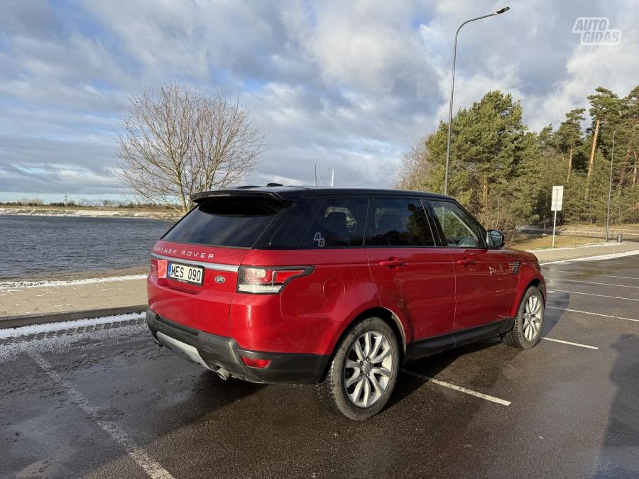 Sarkans Land Rover Range Rover Sport 2014 Kauņa, ar dzinēja tilpumu 3.00 L un nobraukumu 255 tūkst. km par 16000 €, foto 5 vietnē AUTOMOTO.COM.LV