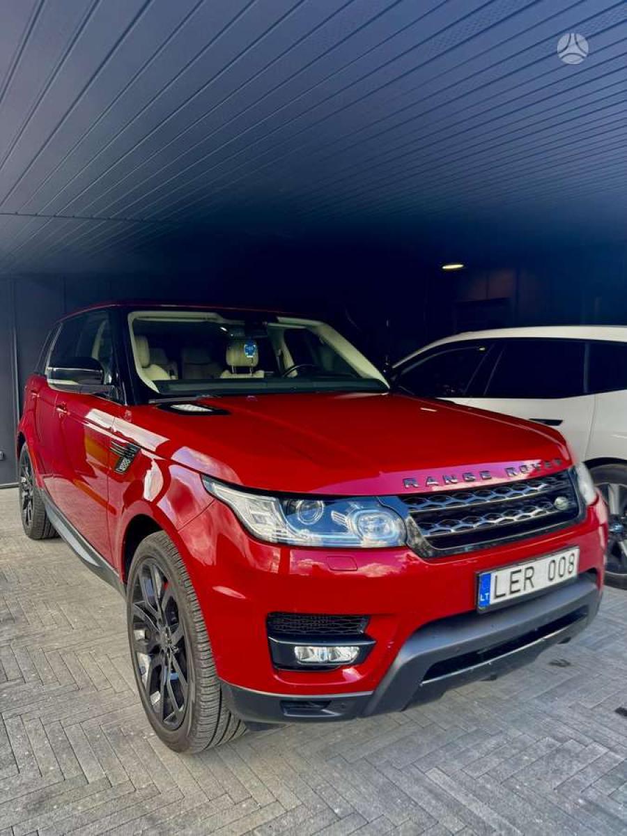Red Land Rover Range Rover Sport 2015 in Siauliai, with an engine capacity of 2.99 L and mileage of 182 thousand km for 17500 €, photo 3 on AUTOMOTO.COM.LV