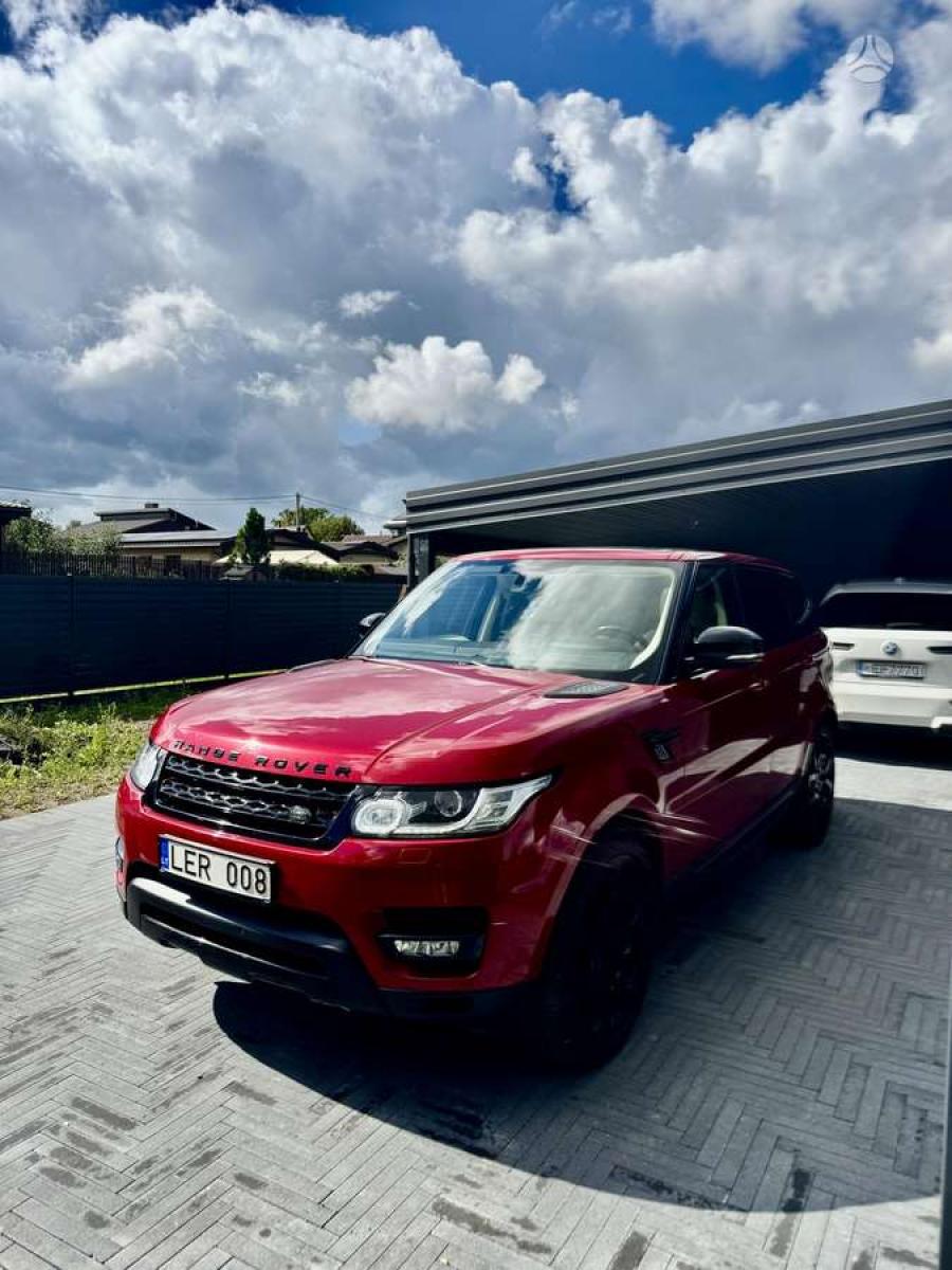 Red Land Rover Range Rover Sport 2015 in Siauliai, with an engine capacity of 2.99 L and mileage of 182 thousand km for 17500 €, photo 5 on AUTOMOTO.COM.LV