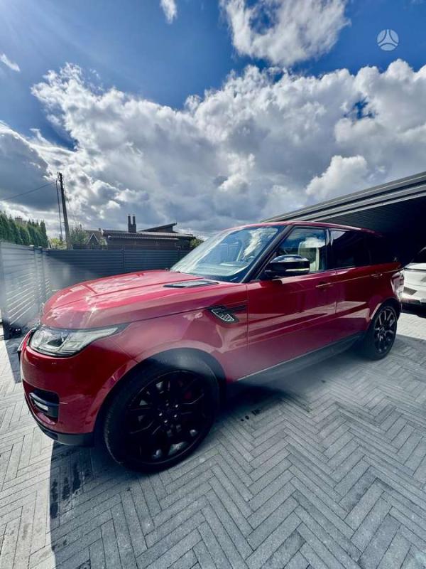 Sarkans Land Rover Range Rover Sport 2015 Šauļi, ar dzinēja tilpumu 2.99 L un nobraukumu 182 tūkst. km par 17500 €, foto 9 vietnē AUTOMOTO.COM.LV