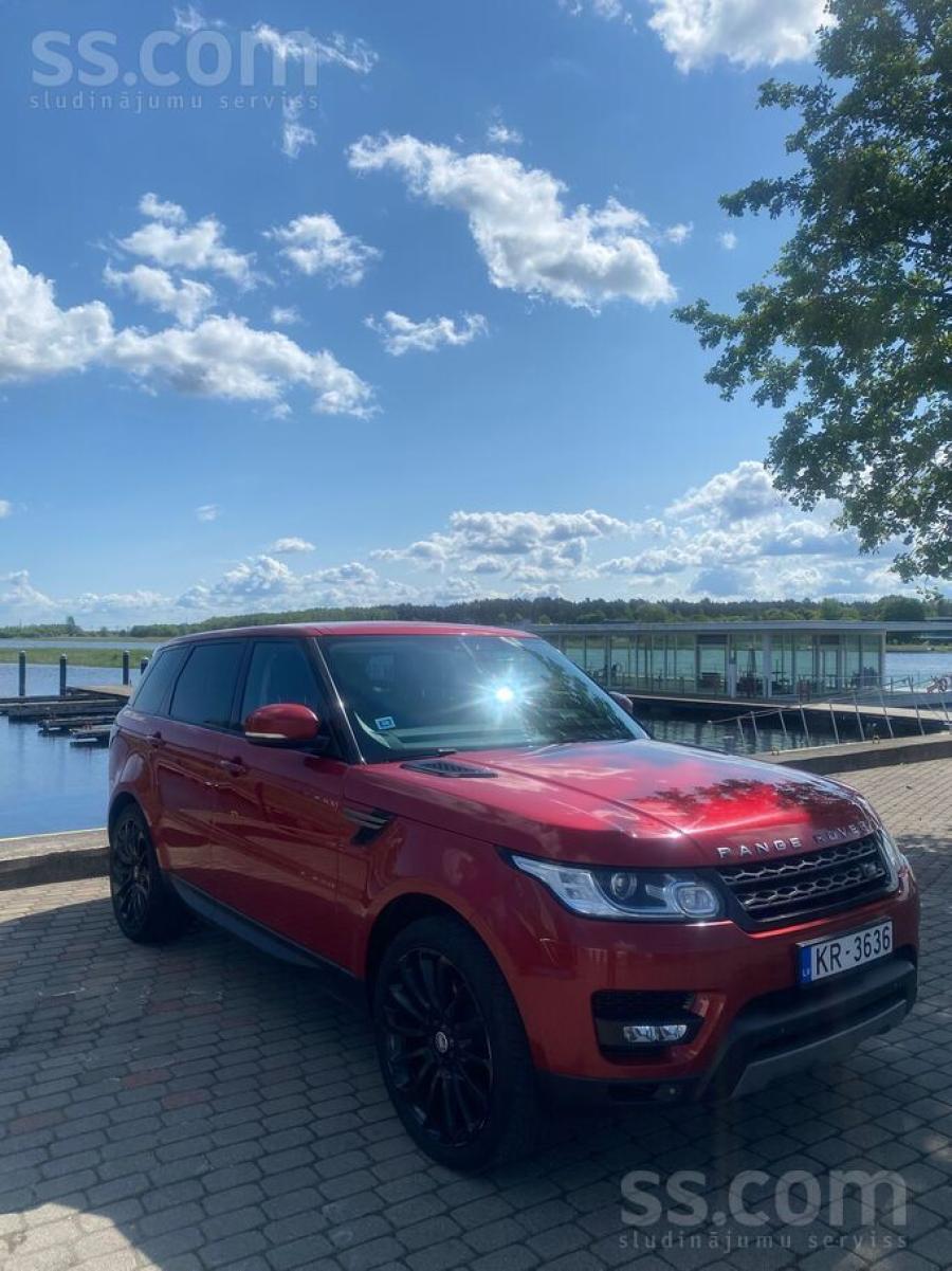 Sarkans Land Rover Range Rover Sport 2017 Jūrmala, ar dzinēja tilpumu 3.00 L un nobraukumu 250 tūkst. km par 23500 €, foto 1 vietnē AUTOMOTO.COM.LV
