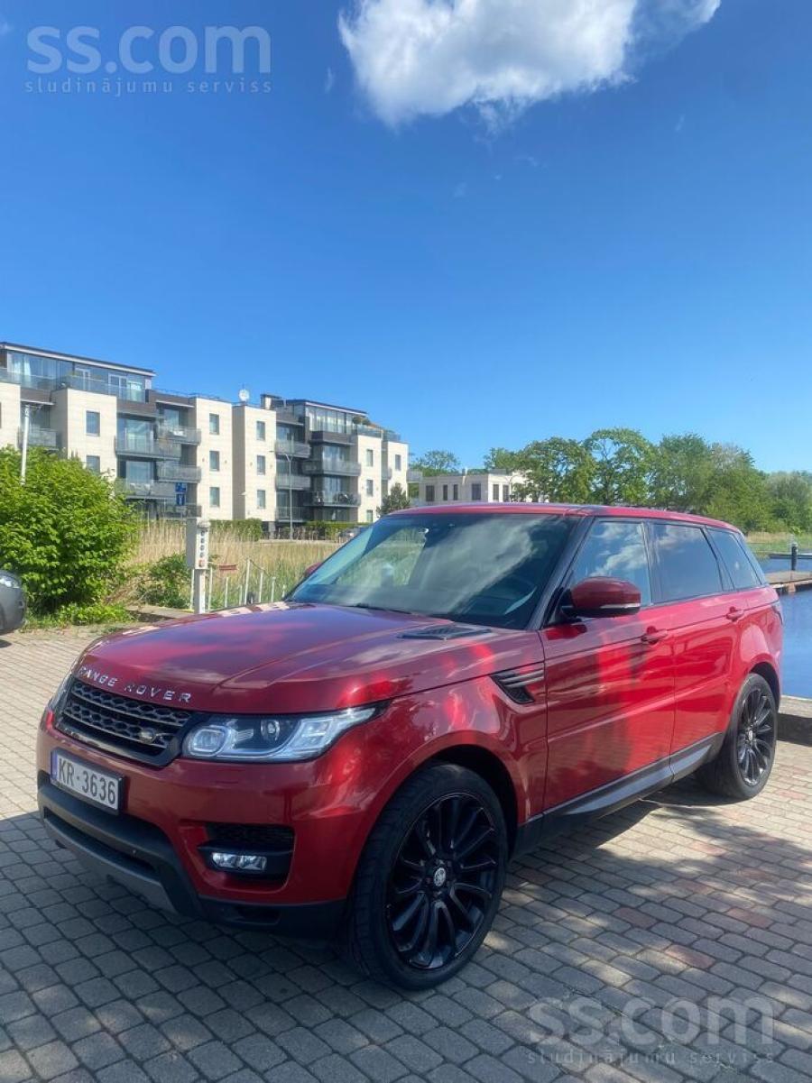 Sarkans Land Rover Range Rover Sport 2017 Jūrmala, ar dzinēja tilpumu 3.00 L un nobraukumu 250 tūkst. km par 23500 €, foto 2 vietnē AUTOMOTO.COM.LV