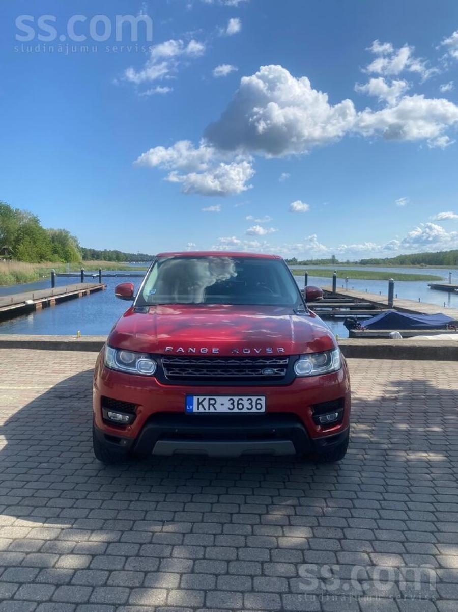 Sarkans Land Rover Range Rover Sport 2017 Jūrmala, ar dzinēja tilpumu 3.00 L un nobraukumu 250 tūkst. km par 23500 €, foto 3 vietnē AUTOMOTO.COM.LV