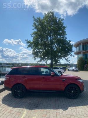 Sarkans Land Rover Range Rover Sport 2017 Jūrmala, ar dzinēja tilpumu 3.00 L un nobraukumu 250 tūkst. km par 23500 €, foto 6 vietnē AUTOMOTO.COM.LV