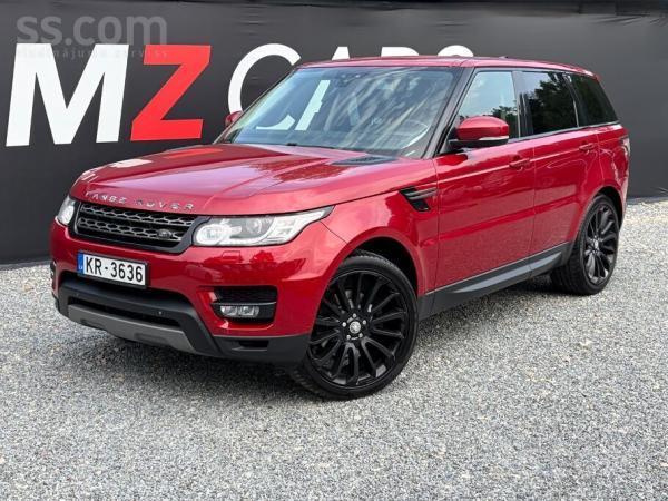 Sarkans Land Rover Range Rover Sport 2017 Rīga, ar dzinēja tilpumu 3.00 L un nobraukumu 258 tūkst. km par 13990 €, foto 1 vietnē AUTOMOTO.COM.LV