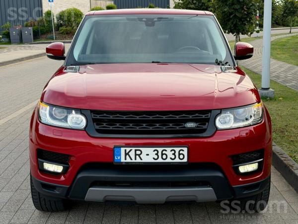 Land Rover Range Rover Sport 2017 in Riga on AUTOMOTO.COM.LV Red Land Rover Range Rover Sport 2017 in Riga, with an engine capacity of 3.00 L and mileage of 259 thousand km for 16500 €, photo 10 on AUTOMOTO.COM.LV