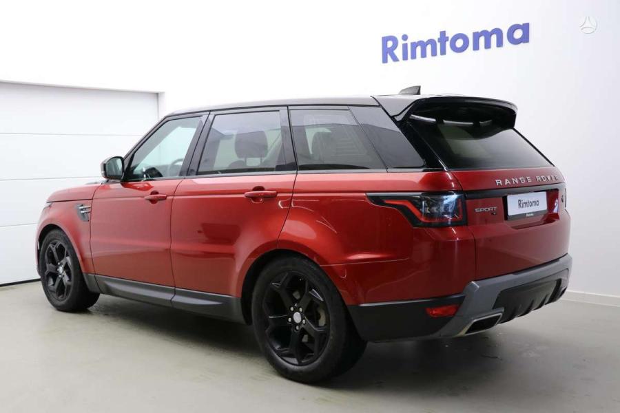 Red Land Rover Range Rover Sport 2020 in Vilnius, with an engine capacity of 2.99 L and mileage of 74 thousand km for 36190 €, photo 3 on AUTOMOTO.COM.LV