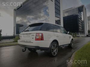 White Land Rover Range Rover Sport 2006 in Riga, with an engine capacity of 2.70 L and mileage of 279 thousand km for 6299 €, photo 3 on AUTOMOTO.COM.LV
