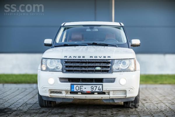 White Land Rover Range Rover Sport 2008 in Riga, with an engine capacity of 3.60 L and mileage of 373 thousand km for 4490 €, photo 2 on AUTOMOTO.COM.LV