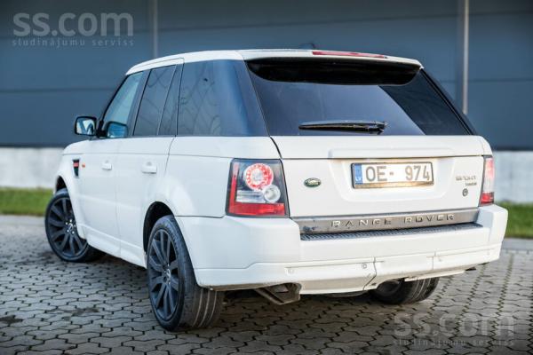 White Land Rover Range Rover Sport 2008 in Riga, with an engine capacity of 3.60 L and mileage of 373 thousand km for 4490 €, photo 6 on AUTOMOTO.COM.LV